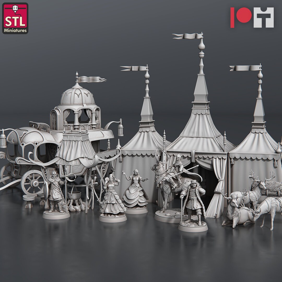 The Nobles by STL Miniatures 3D Printed Dnd Pathfinder Tabletop Resin ...