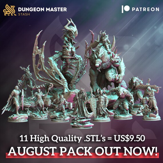 Heroes of Duskweave by DM Stash Miniatures 3D Printed Dnd - Etsy