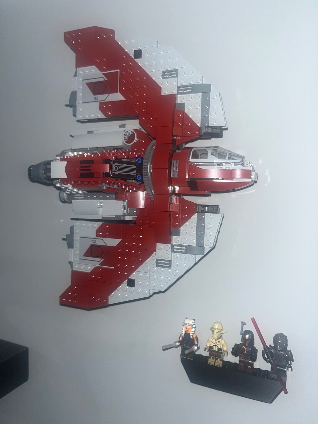 Wall Mount for LEGO Ahsoka Tano's T-6 Jedi Shuttle 75362 3D Printed ...