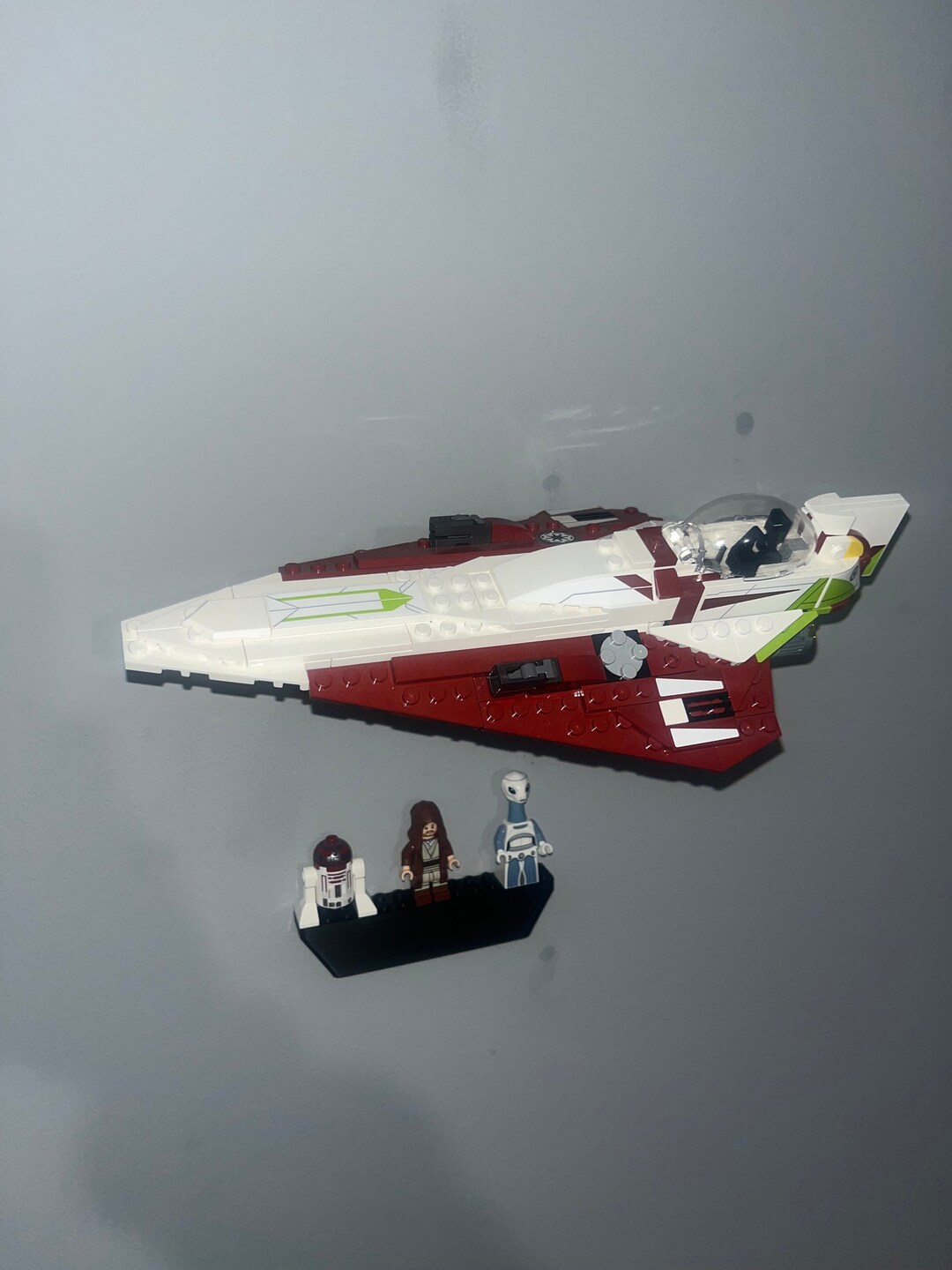 Wall Mount for LEGO Obi-wan Kenobis Jedi Starfighter 75333 3D Printed ...