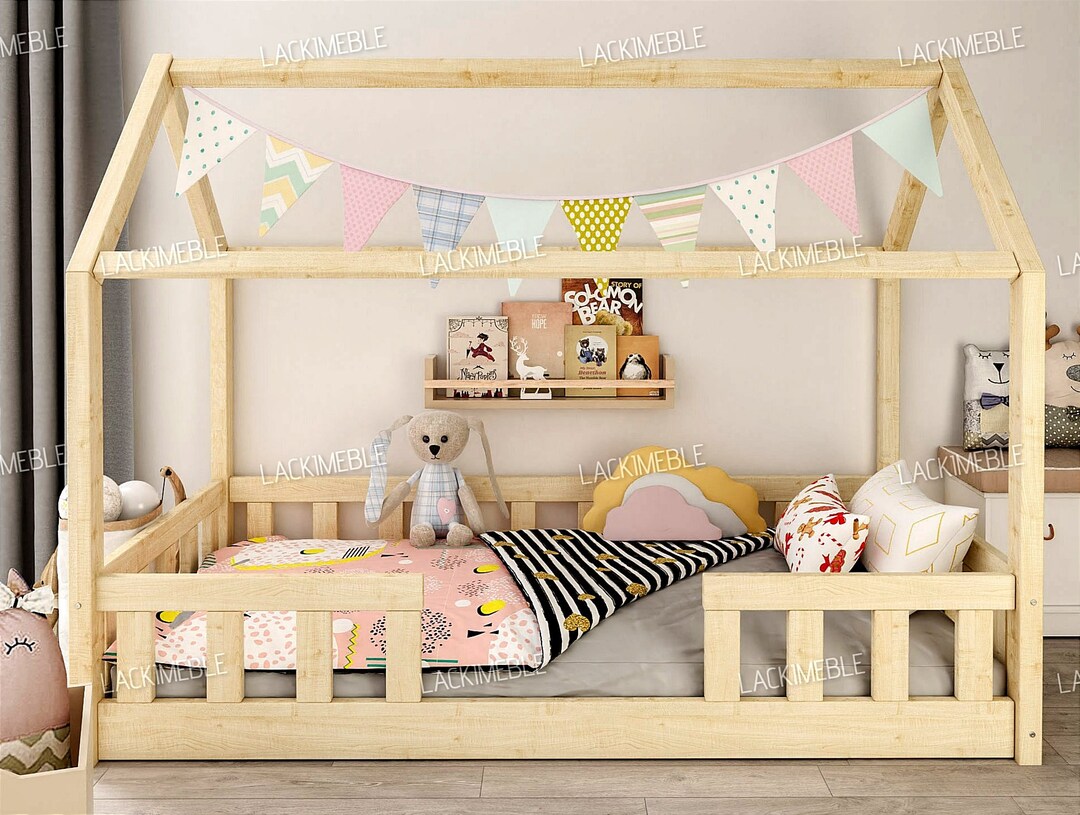 Kinderbett Premium Hausbett Montessori Bett House - Etsy