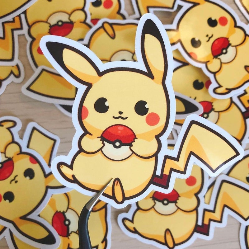 Pikachu Sticker - Etsy