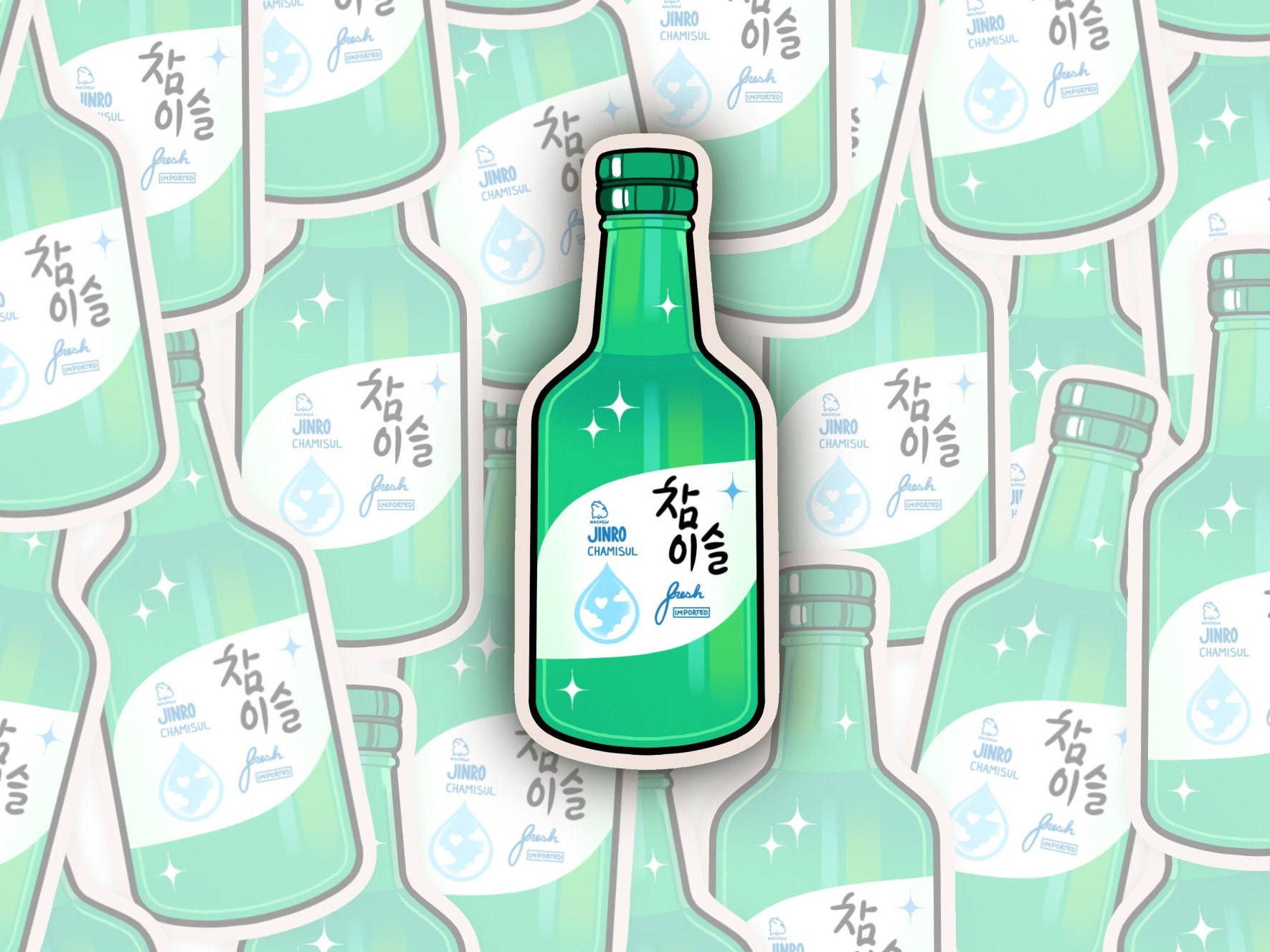 Korean Soju Stickers - Etsy