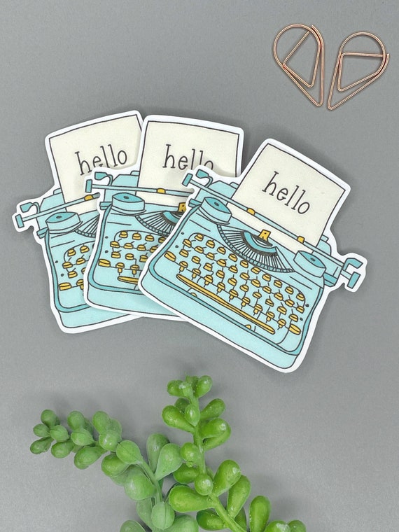 Cute Typewriter Drawing