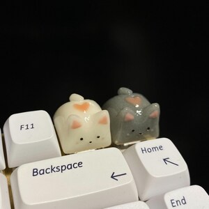 Matching Cat Kitty Keycaps Valentine Keycaps Couple - Etsy