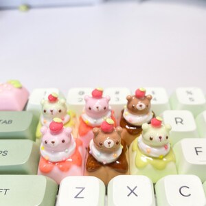 Cake Bear Keycap Dessert Keycap Artisan Keycap - Etsy