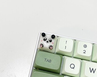 Panda Artisan Keycap - Etsy