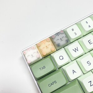 Cat Keycaps Artisan Keycaps - Etsy
