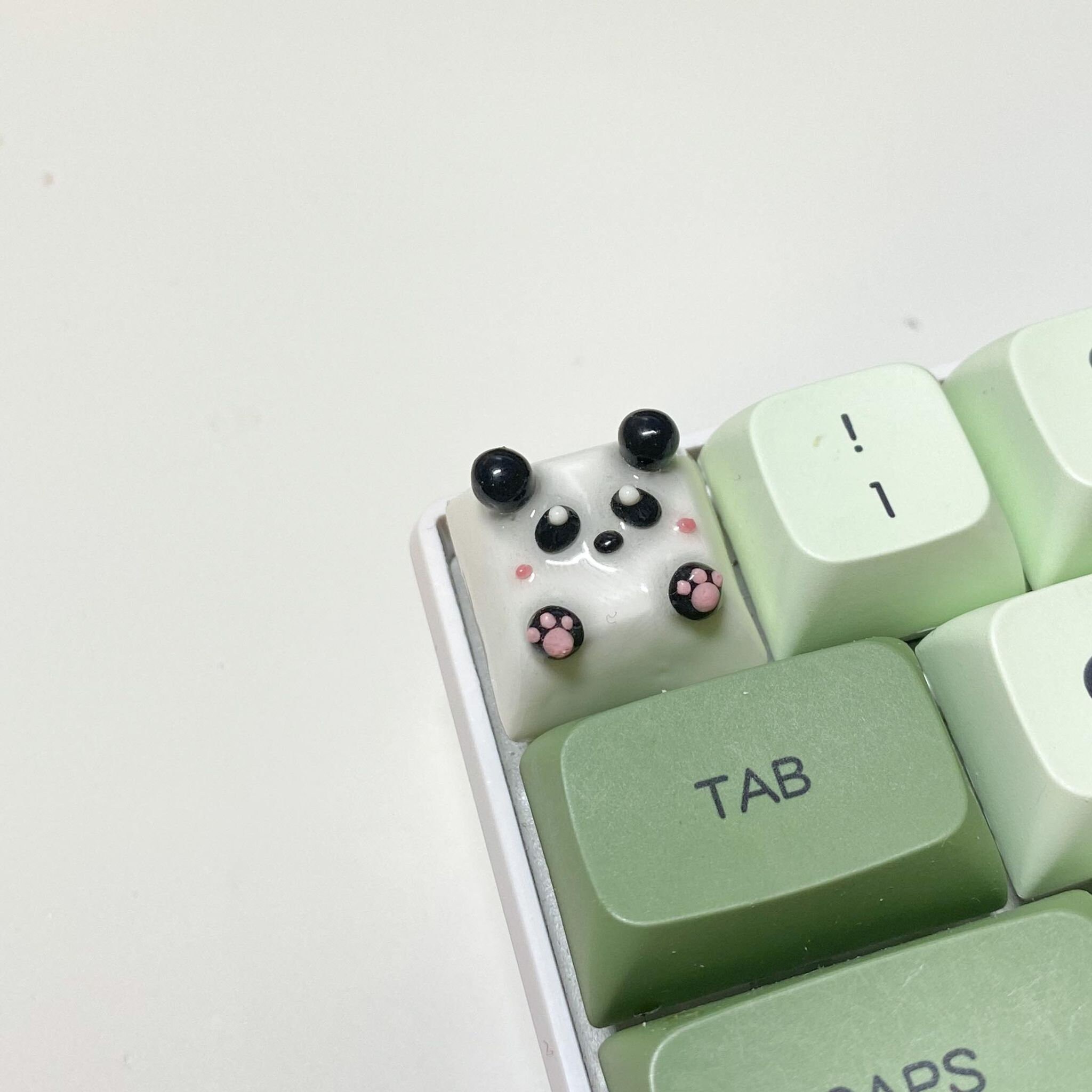 Panda Keycap Artisan Keycap - Etsy