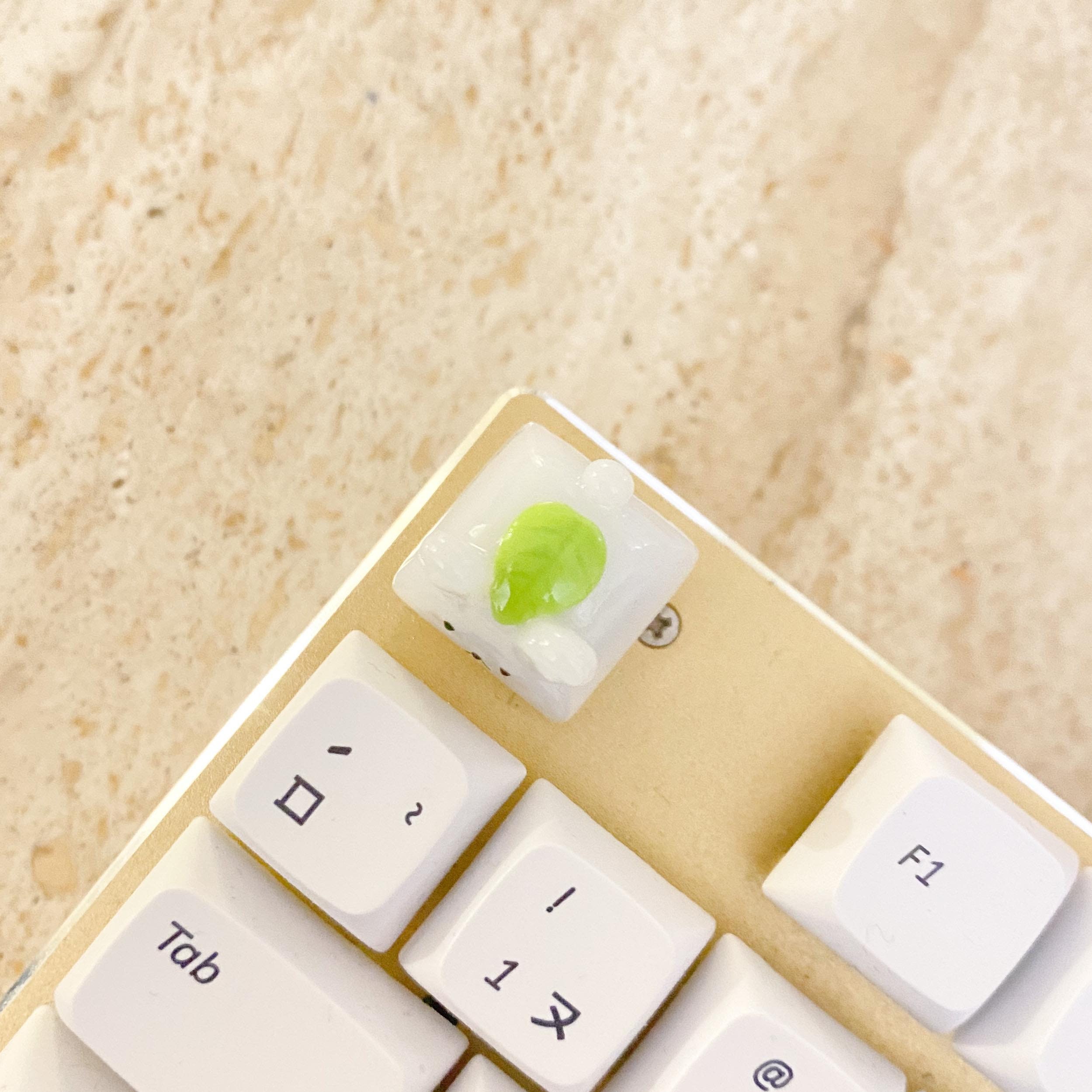 Bunny Mochi Keycap Artisan Keycap - Etsy