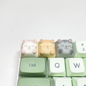 Cat Keycaps Artisan Keycaps - Etsy