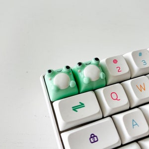 Frog Keycap Artisan Kawaii Keycap Cute Keycap - Etsy