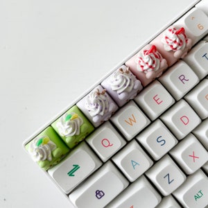 Frappucino Bears Keycaps | Milkshake Bear Keycaps | Dessert Keycap ...