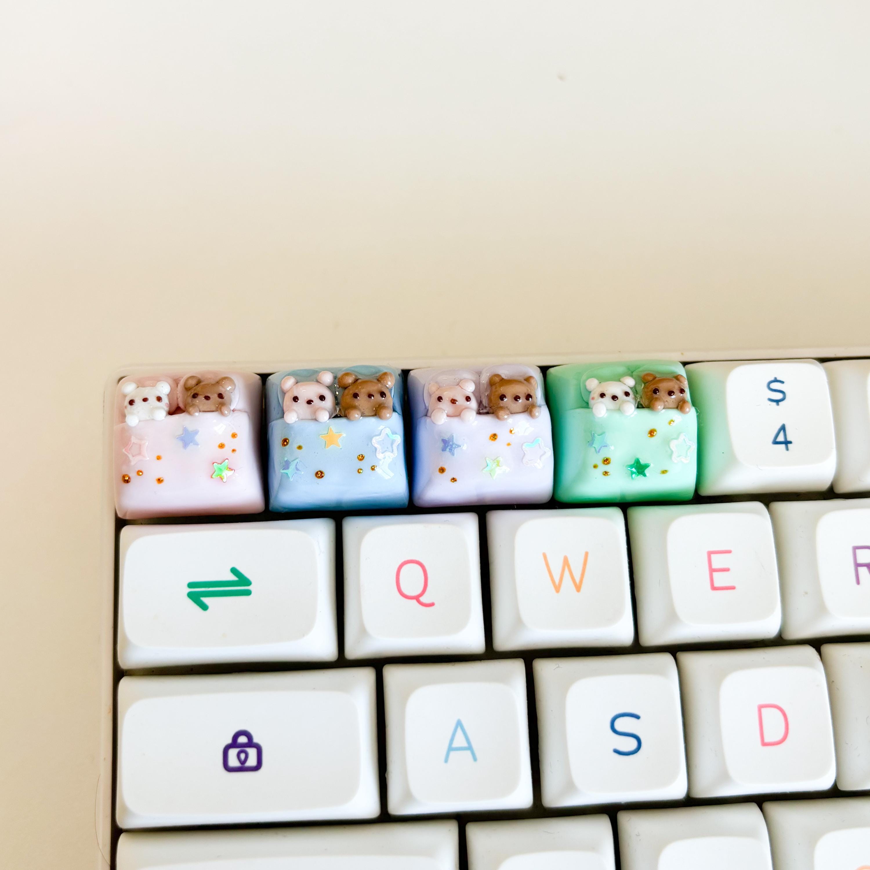 Sleeping Bear Keycap | Artisan Keycaps - Etsy