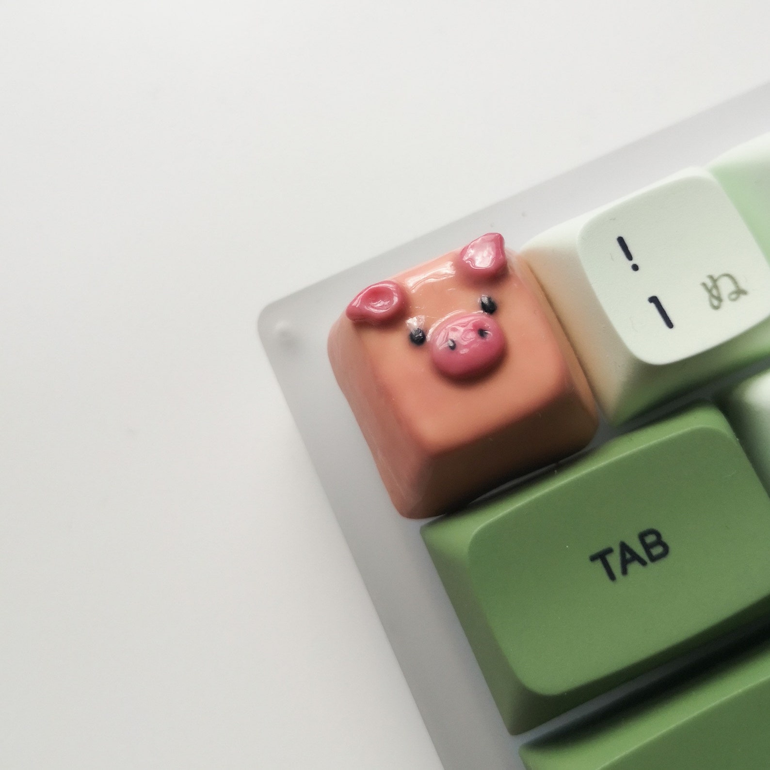 Pig Keycap Artisan Keycap Cute keycap | Etsy