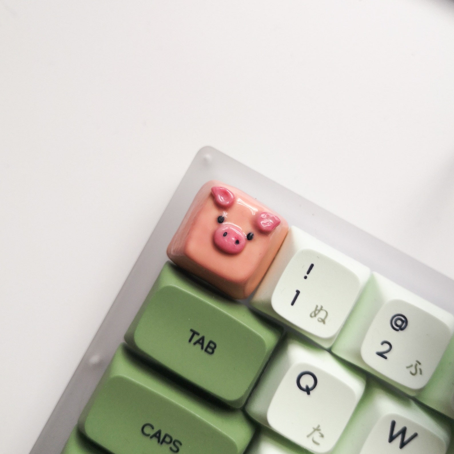 Pig Keycap Artisan Keycap Cute keycap | Etsy