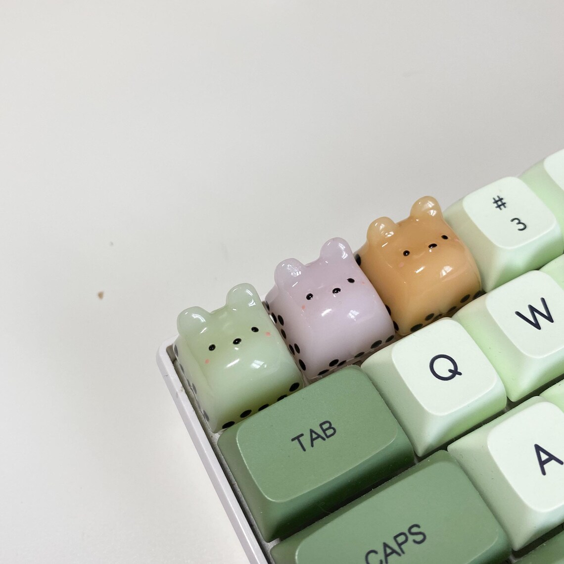 Bubble Tea Boba Bear Keycap Artisan Keycap - Etsy