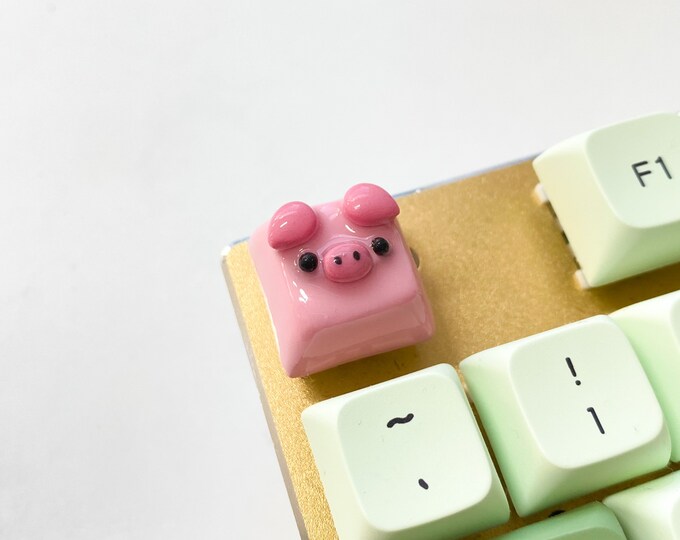 Pig Keycap Artisan Keycap Cute Keycap - Etsy