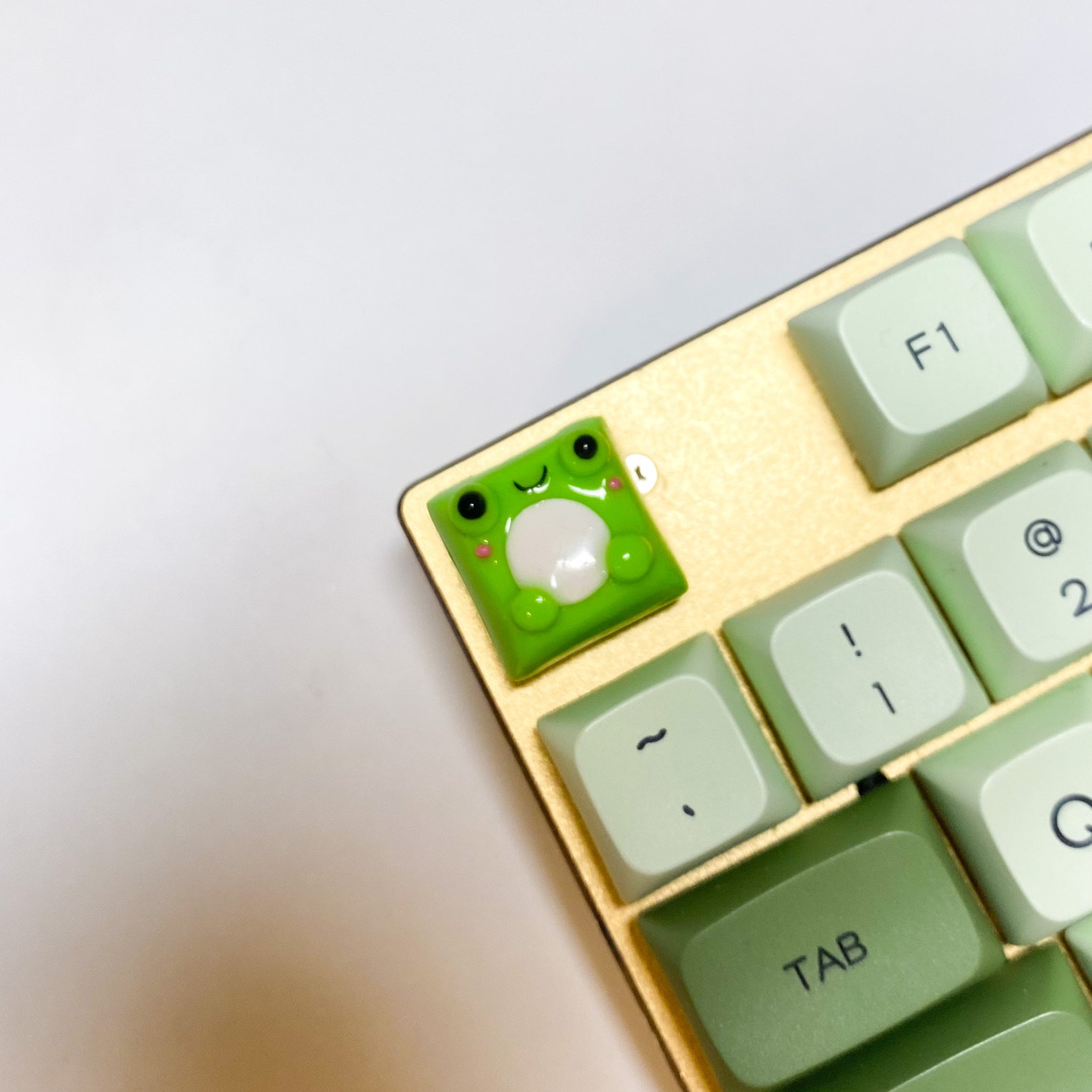 Frog Keycap Artisan Kawaii Keycap Cute Keycap - Etsy