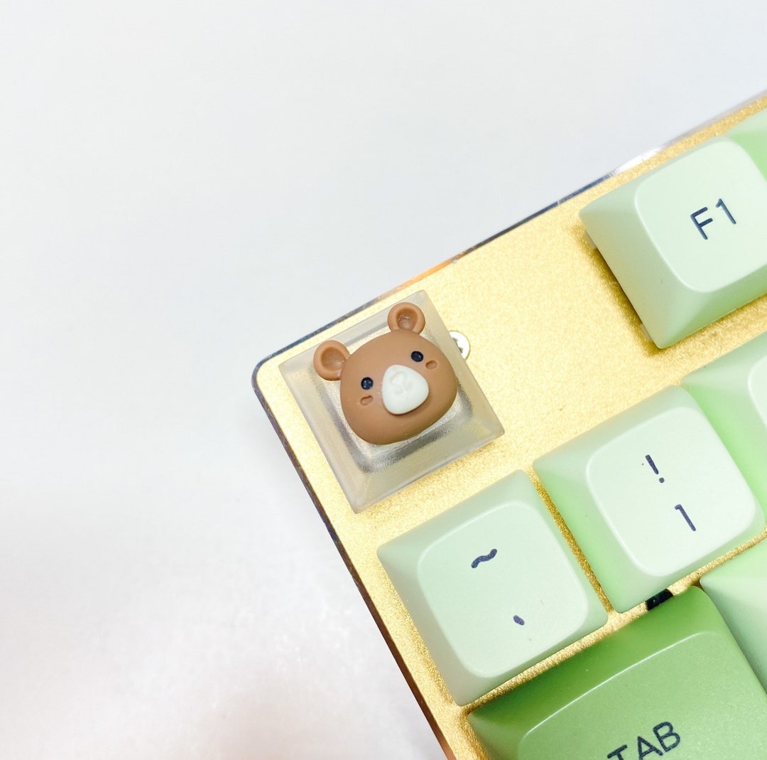 Bear Keycap | Artisan Keycap - Etsy
