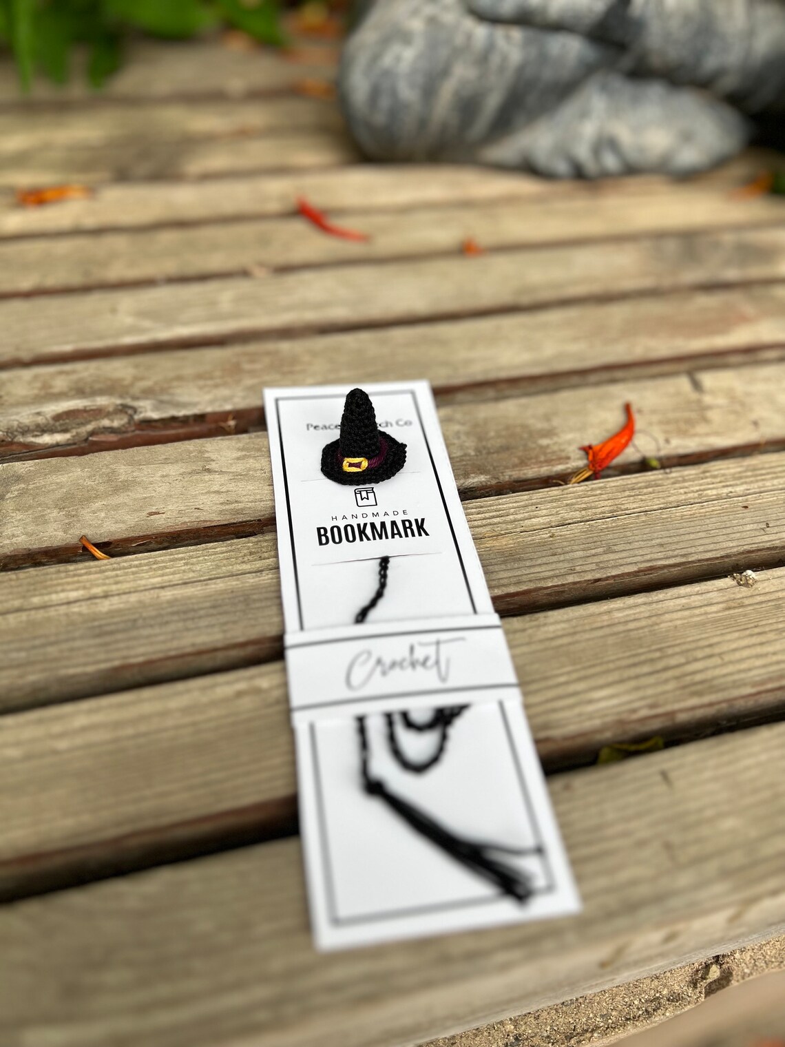 Crochet Witch Hat Bookmark, Halloween Spooky Reader Gift - Etsy