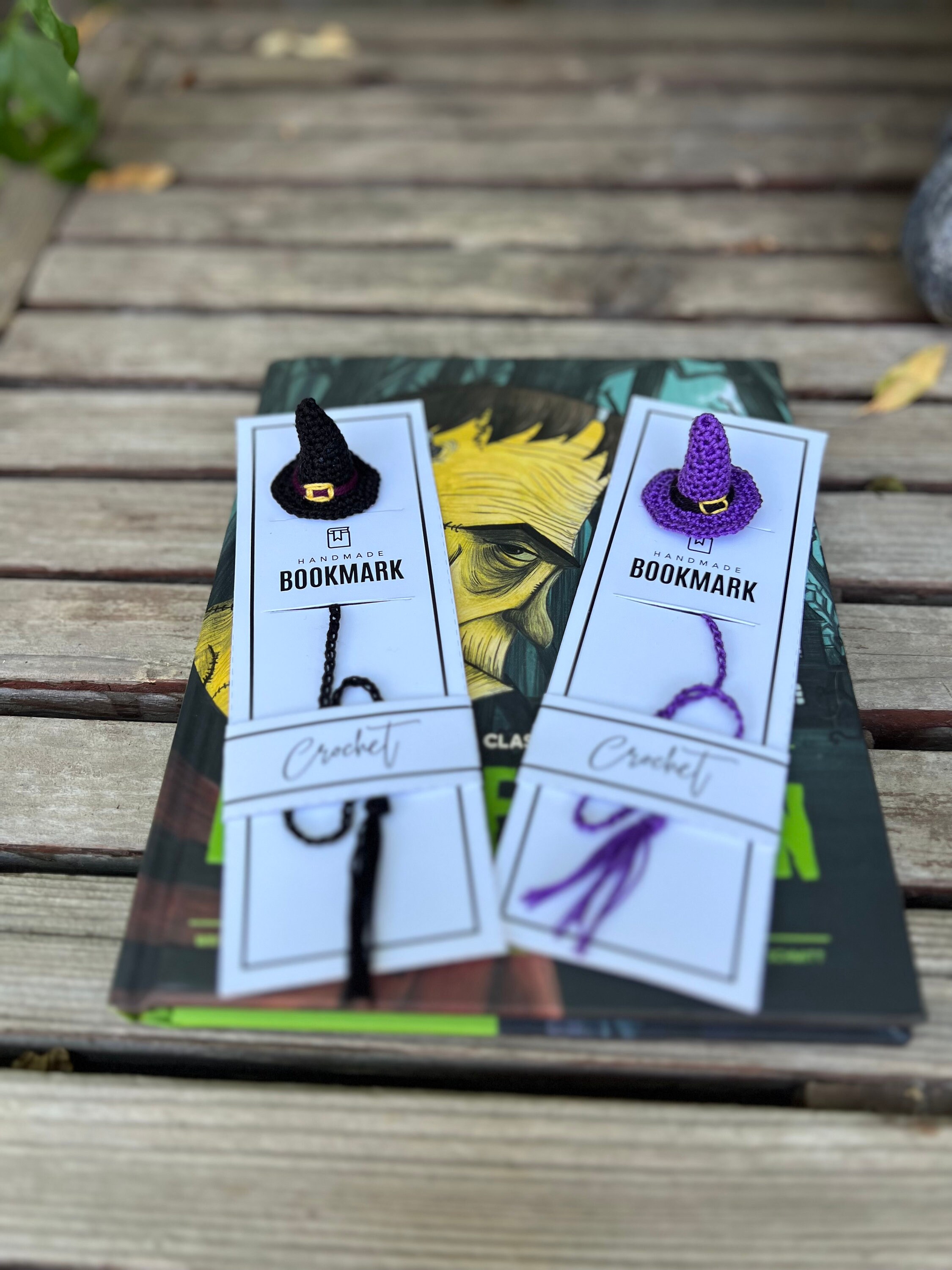 Crochet Witch Hat Bookmark, Halloween Spooky Reader Gift - Etsy