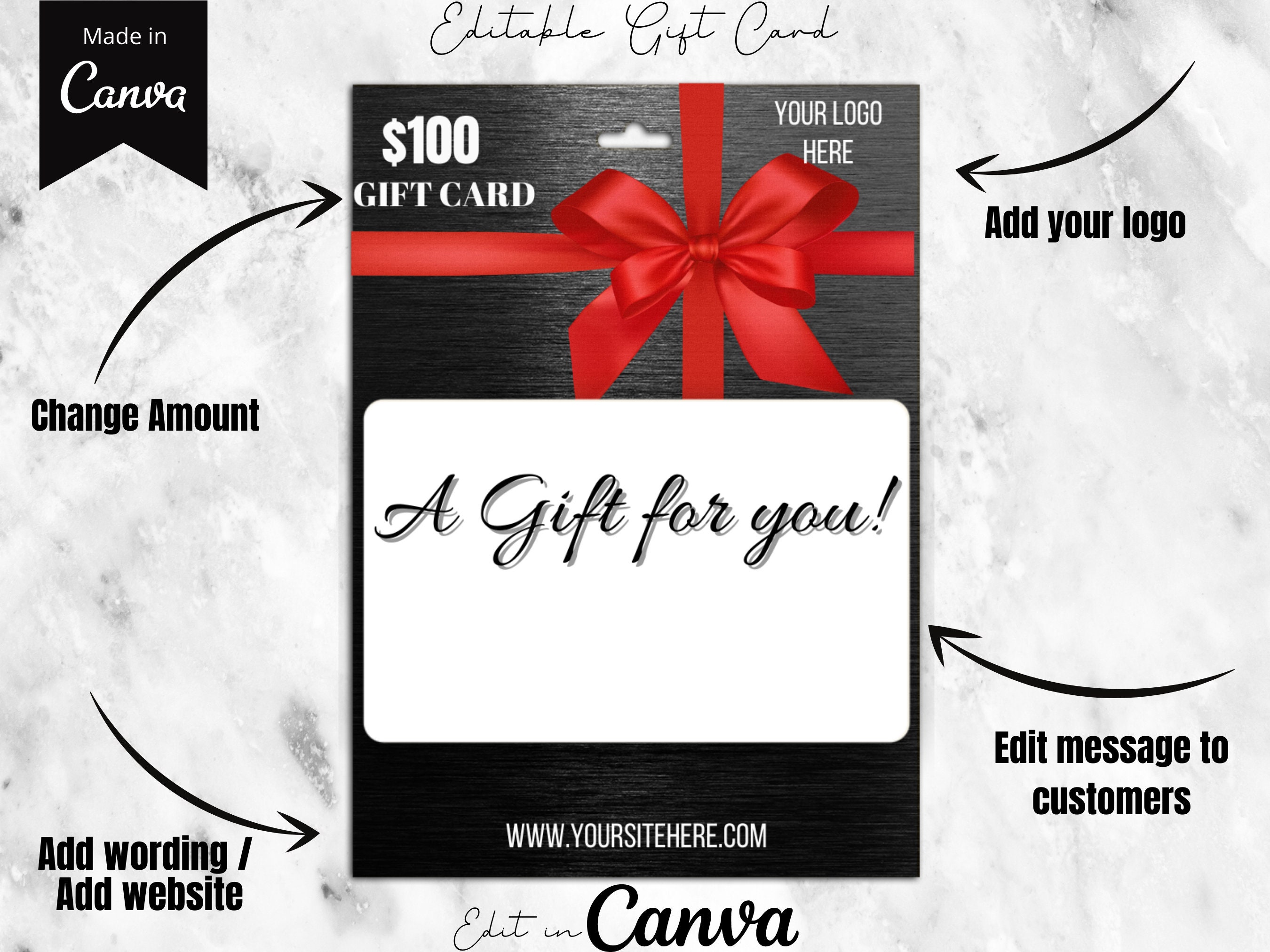 DIY GIFT CARD Flyer, Holiday Flyer, Instagram Flyer, Beauty Template ...