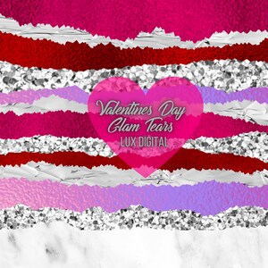 Glam Tears Valentines Tears Clipart, Glitter Valentines Day Tear ...