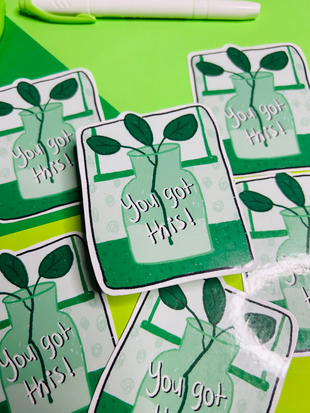 You Got This! Laminated Vinyl Sticker - Etsy