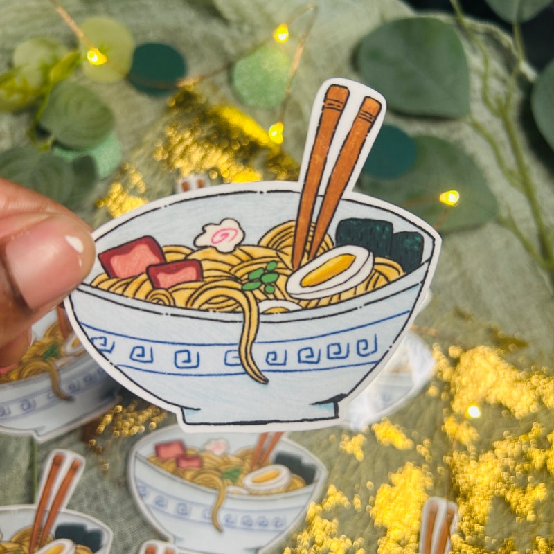Ramen Stickers - Etsy