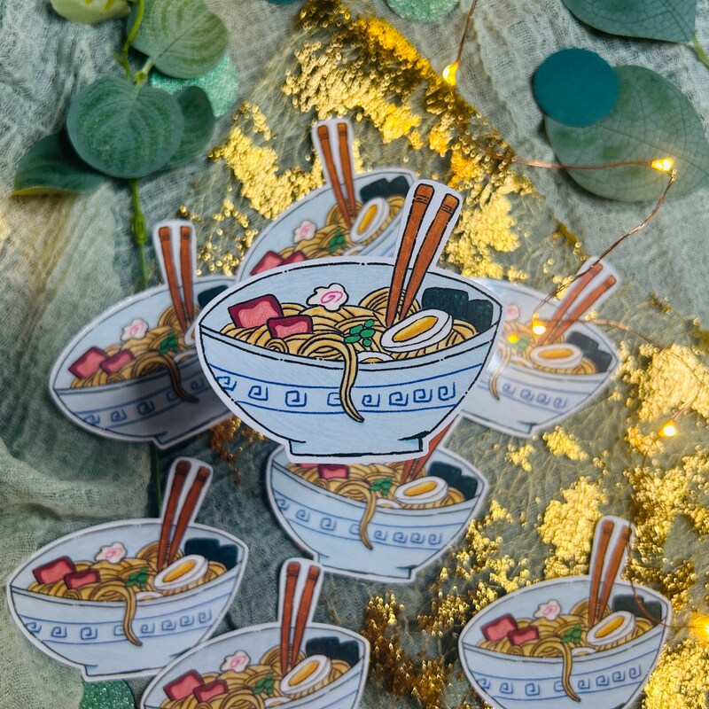 Ramen Stickers - Etsy