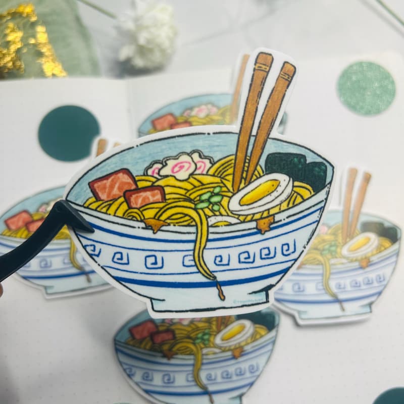 Ramen Stickers - Etsy