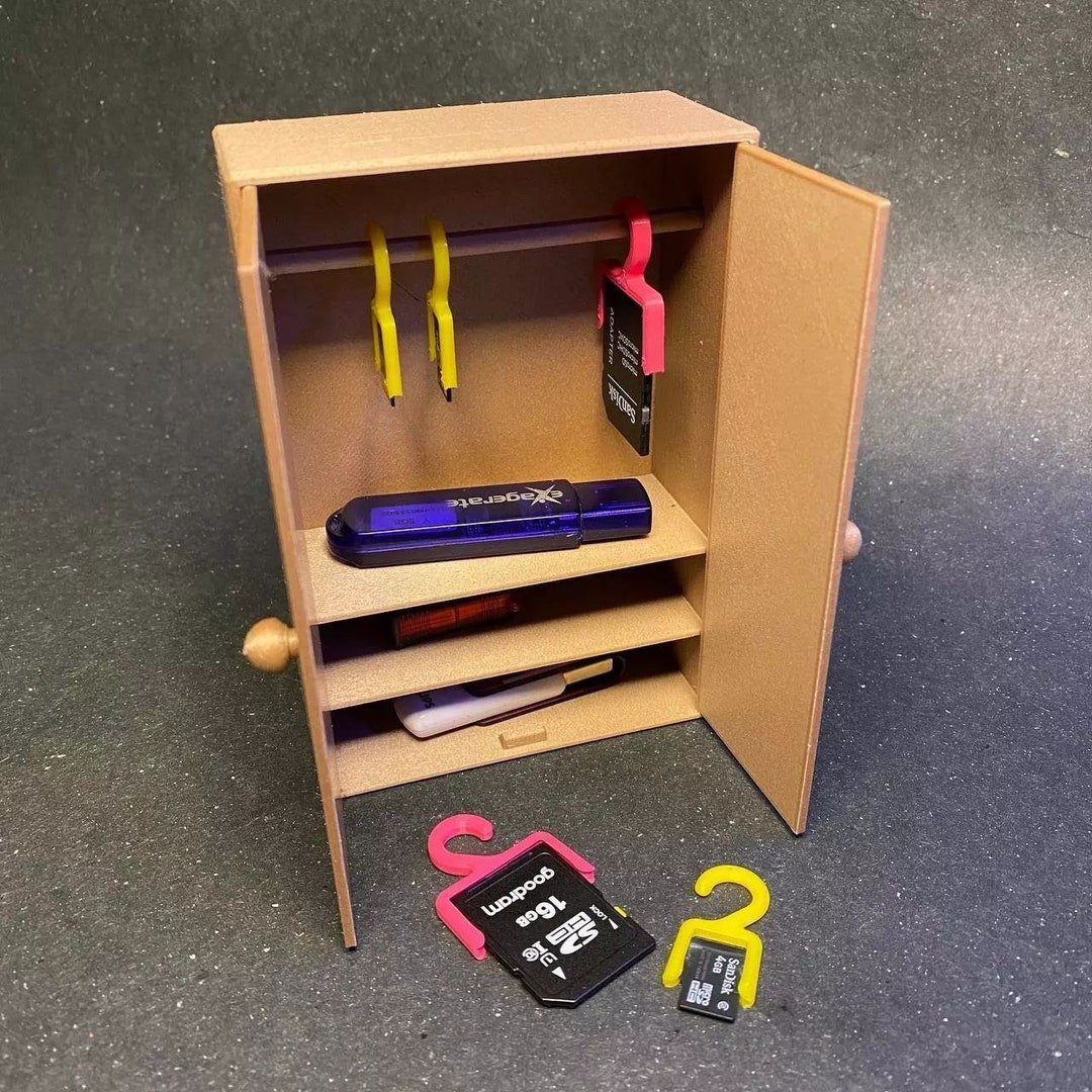 Cabinet for All Your SD Cards 3D Print Files/stl - Etsy