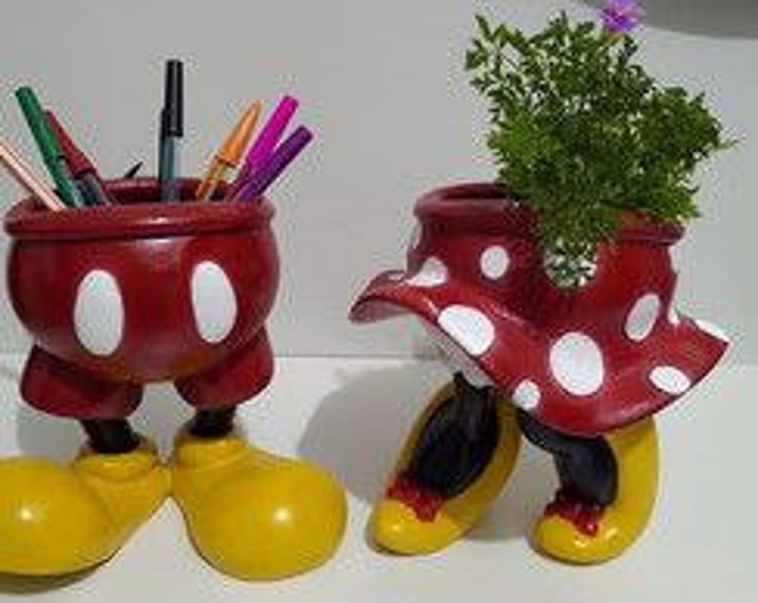 Mickey Mouse Planter 3D Printer File/stl - Etsy