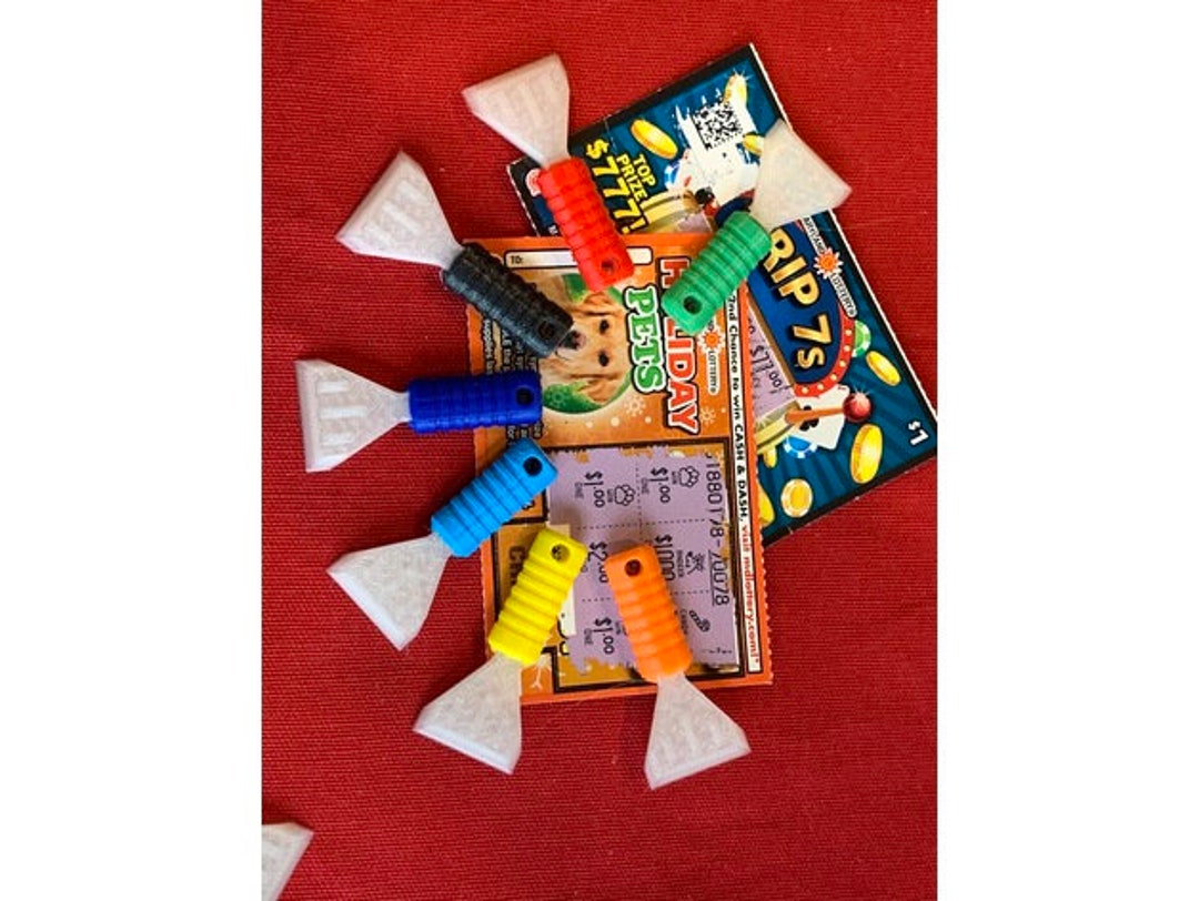 Lotto Scratcher Keychain 3D Print Stl/file - Etsy