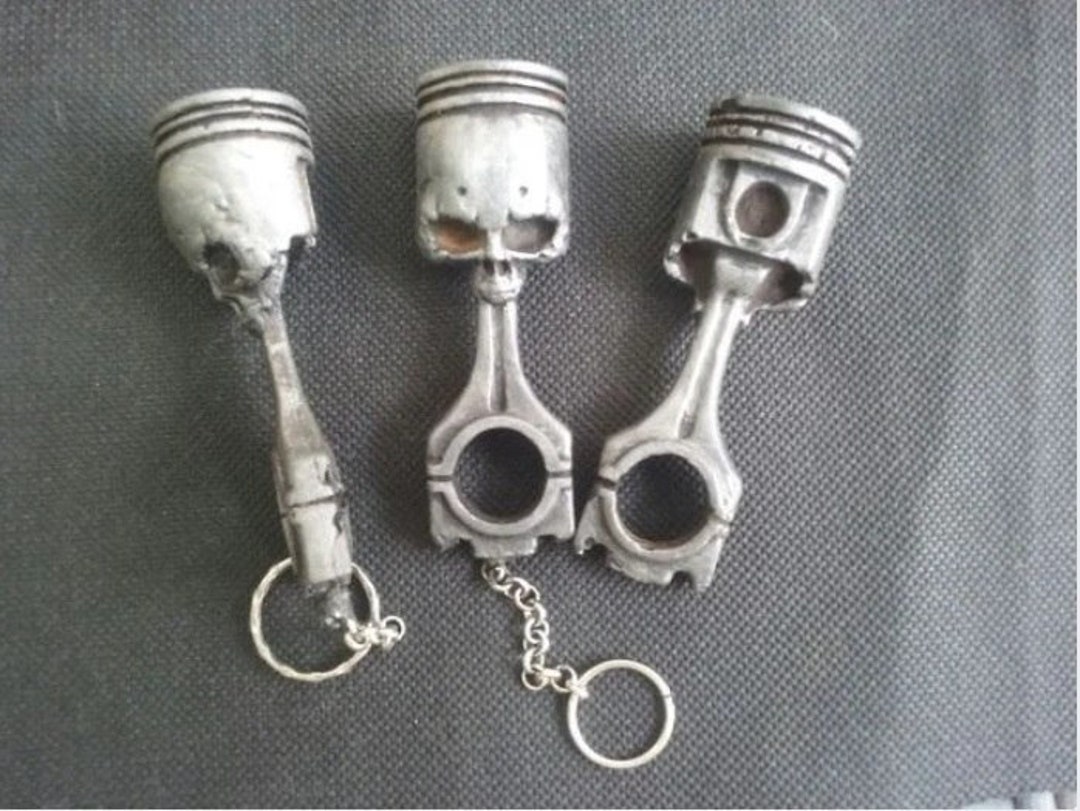 Skull Piston Keychain 3D Print Stl/file - Etsy