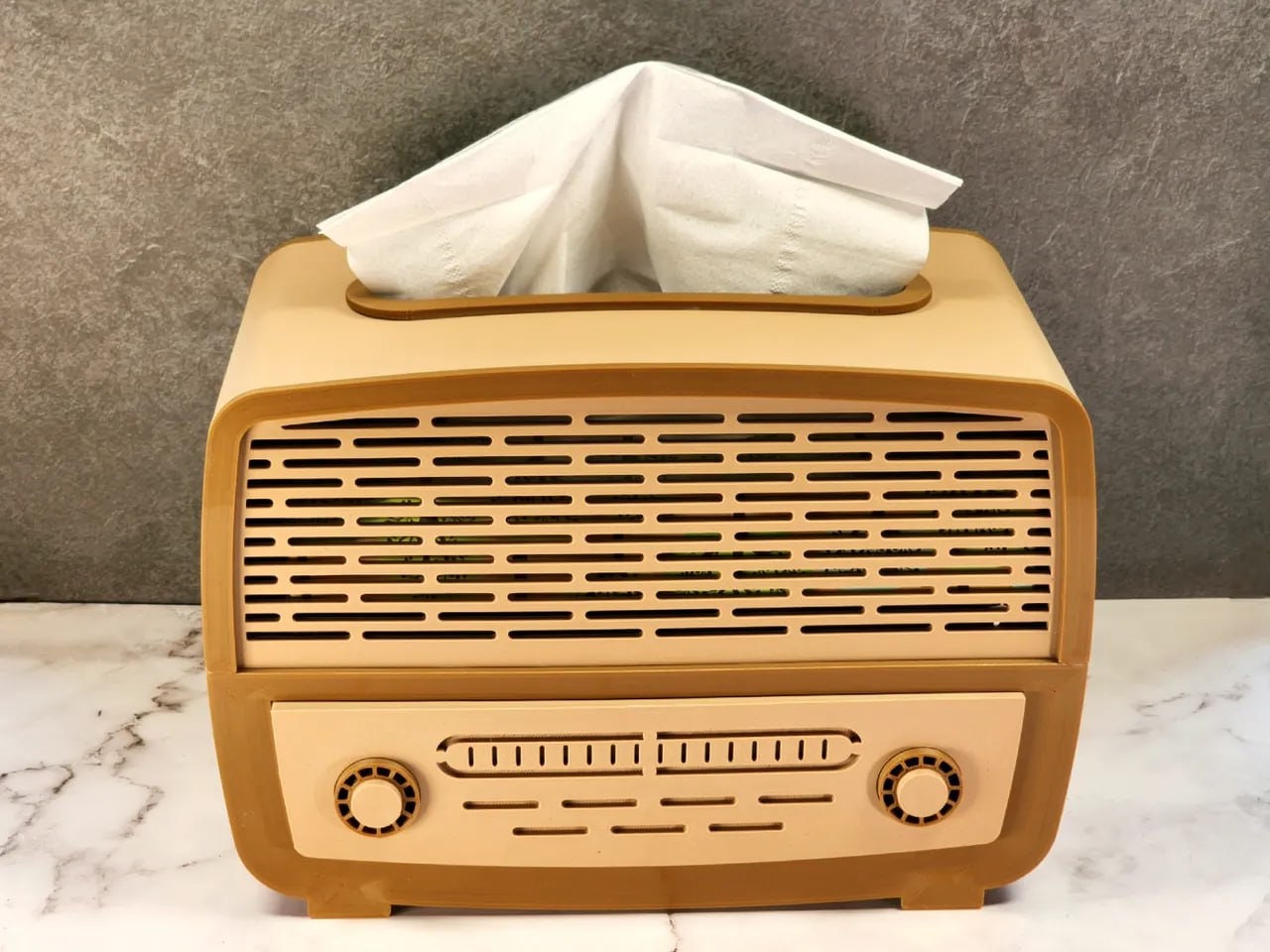 Vintage Radio Tissue Box 3D Printer Files/stl - Etsy