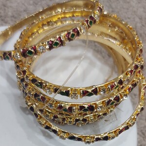 Children's Stunning Diamante Bangles Indian Bollywood Fashion - Etsy