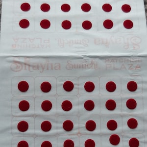 Bridal Maroon Dark Red Colours 60 Pieces Bindi Pack Festival Forehead ...