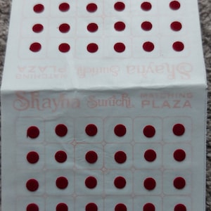 Bridal Maroon Dark Red Colours 60 Pieces Bindi Pack Festival Forehead ...