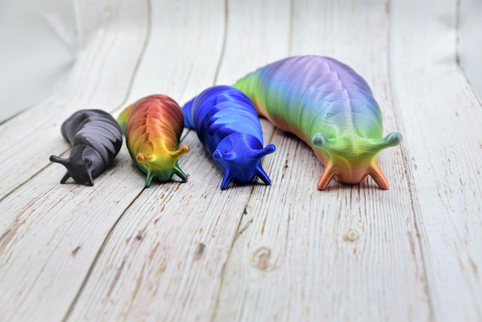 3D Printed Articulating Flexible Slug. the Articulated Slug is - Etsy