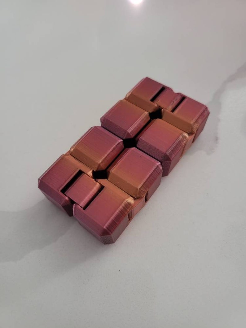 3D Printed High Quality TIK TOK Infinity Cube Fidget Toy | Etsy