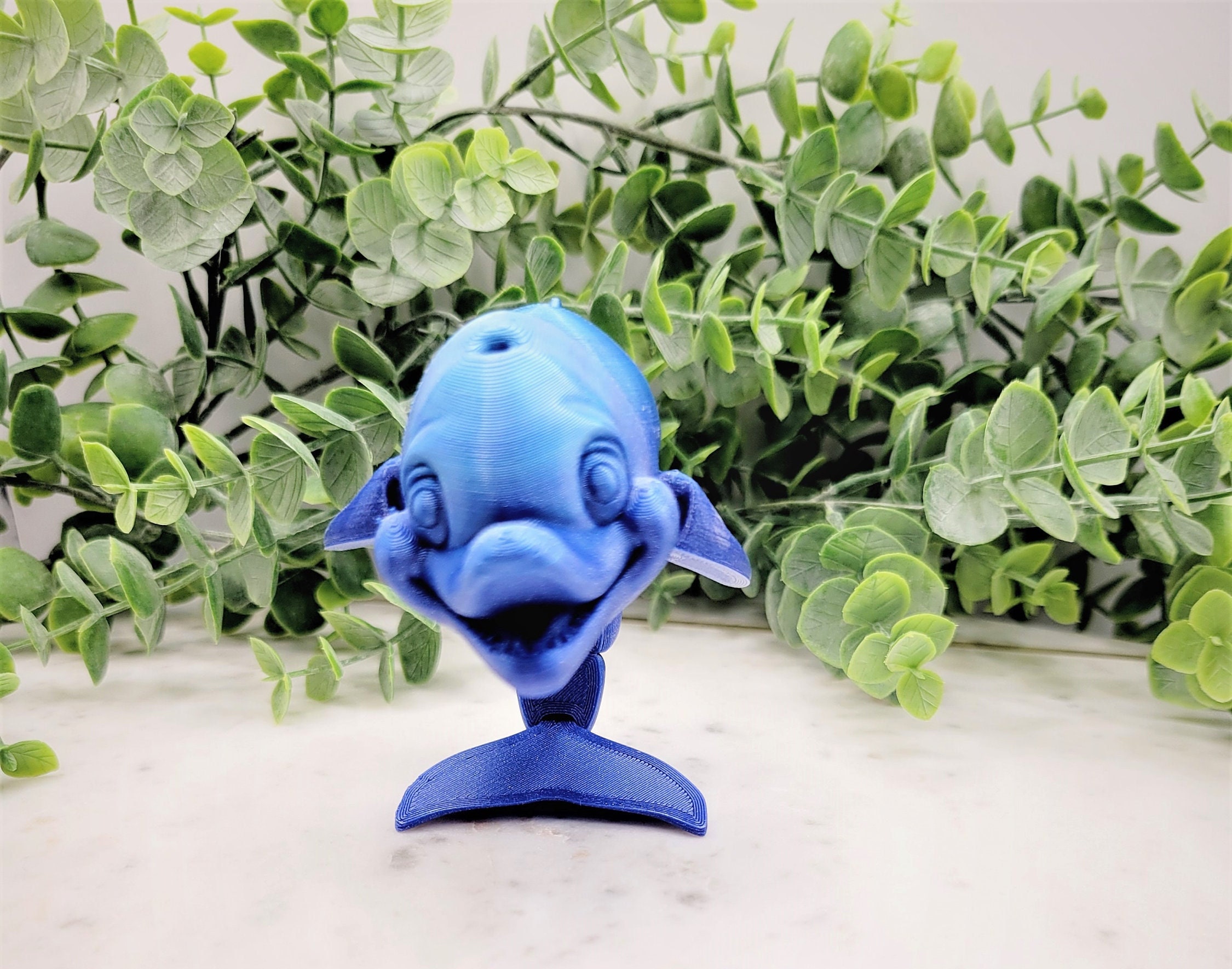 3D Printed Articulating Flexi Dolphin From Tik Tok Fidget - Etsy