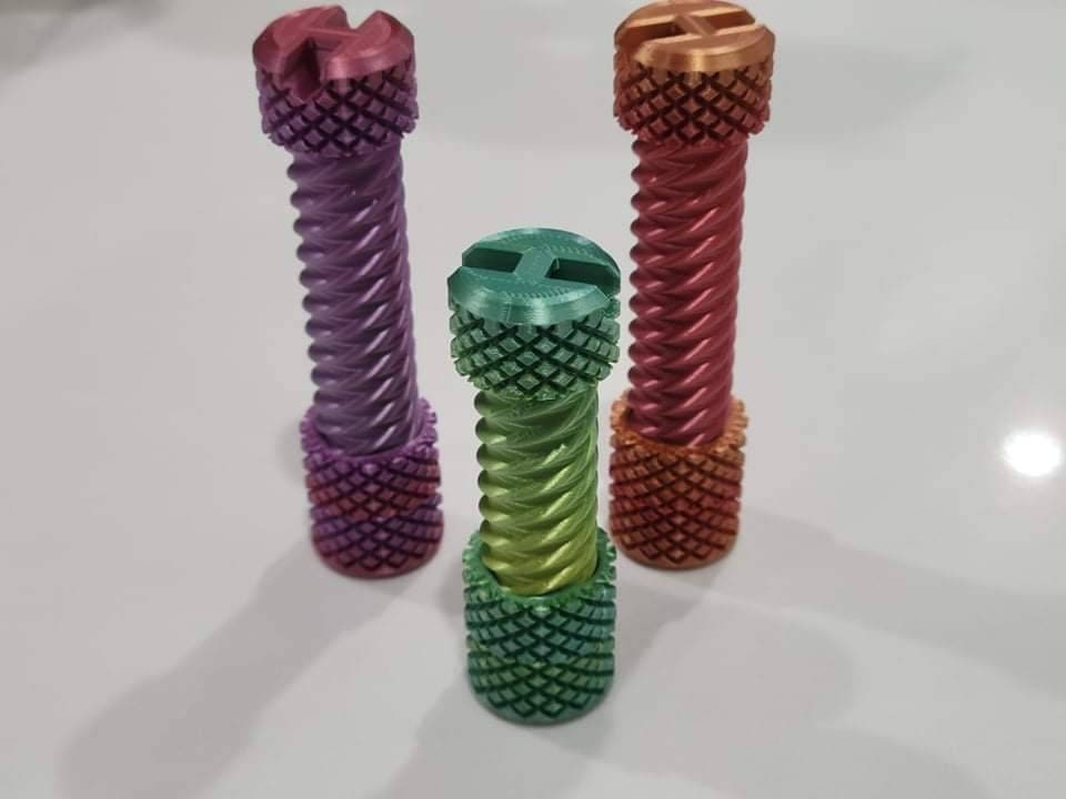 3D Printed Fidget Toy Bolt Spinner 3d Fidget Spinner - Etsy