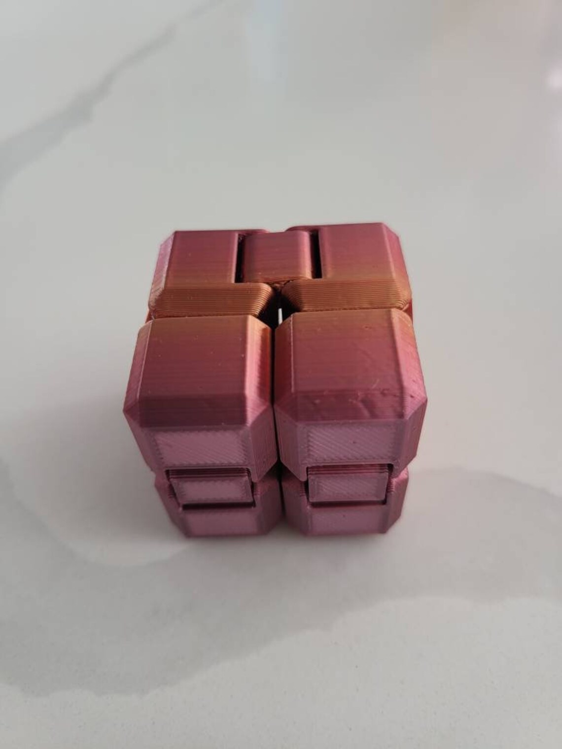 3D Printed High Quality TIK TOK Infinity Cube Fidget Toy | Etsy