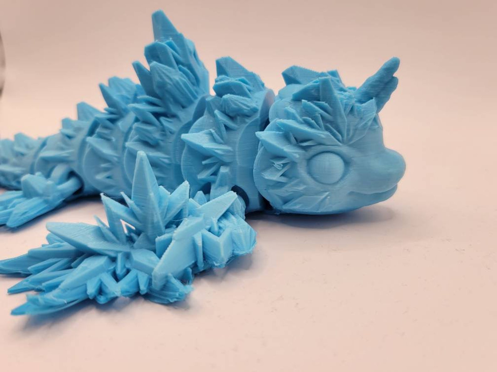 3D Printed Articulating Frostphin From Tik Tok Fidget Toy 3d Printed ...