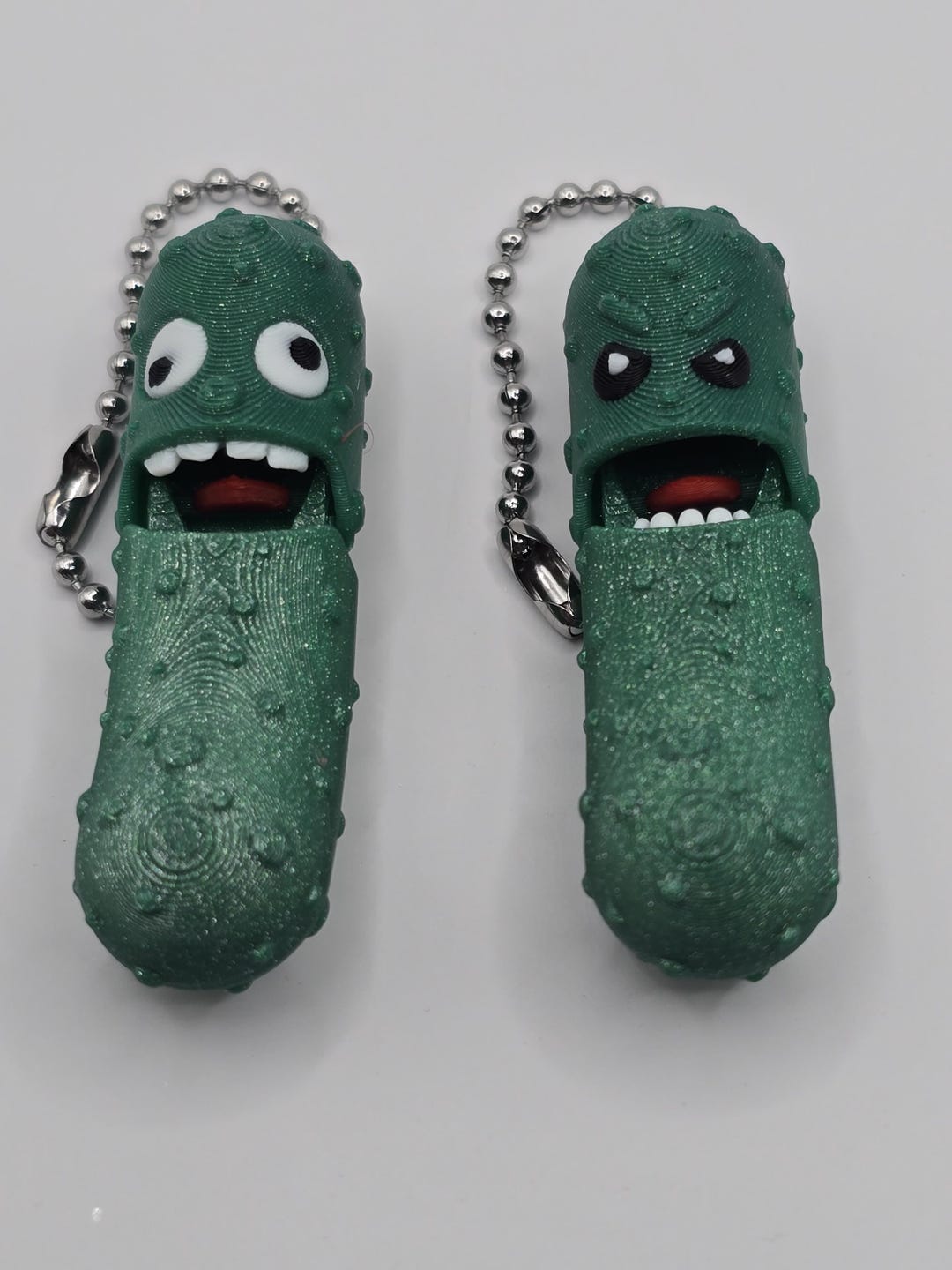 Articulating Pickle Keychain – Funny 3D Printed Pickle Toy – Unique ...