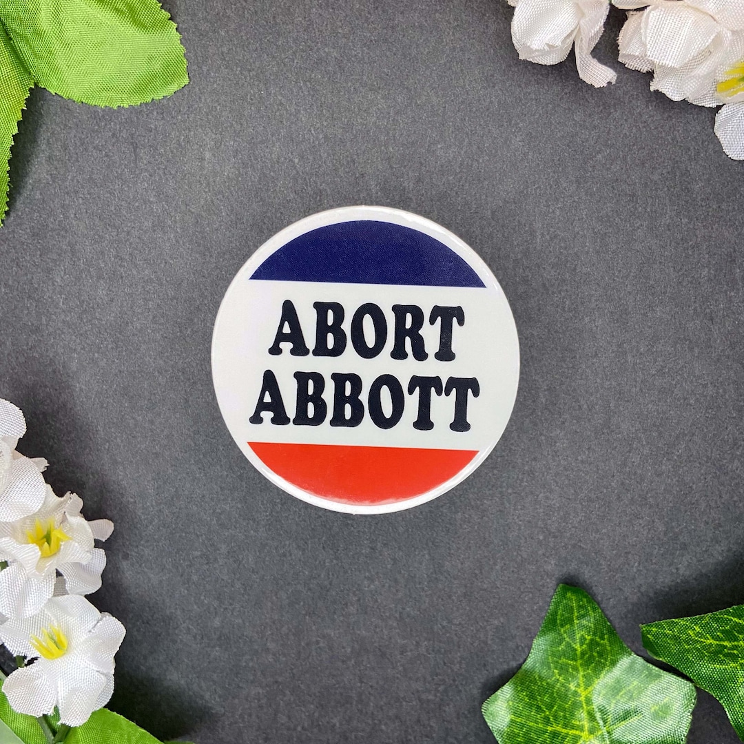 Abort Abbott Sticker | Laptop Sticker | Turn Texas Blue | Anti Abbott ...