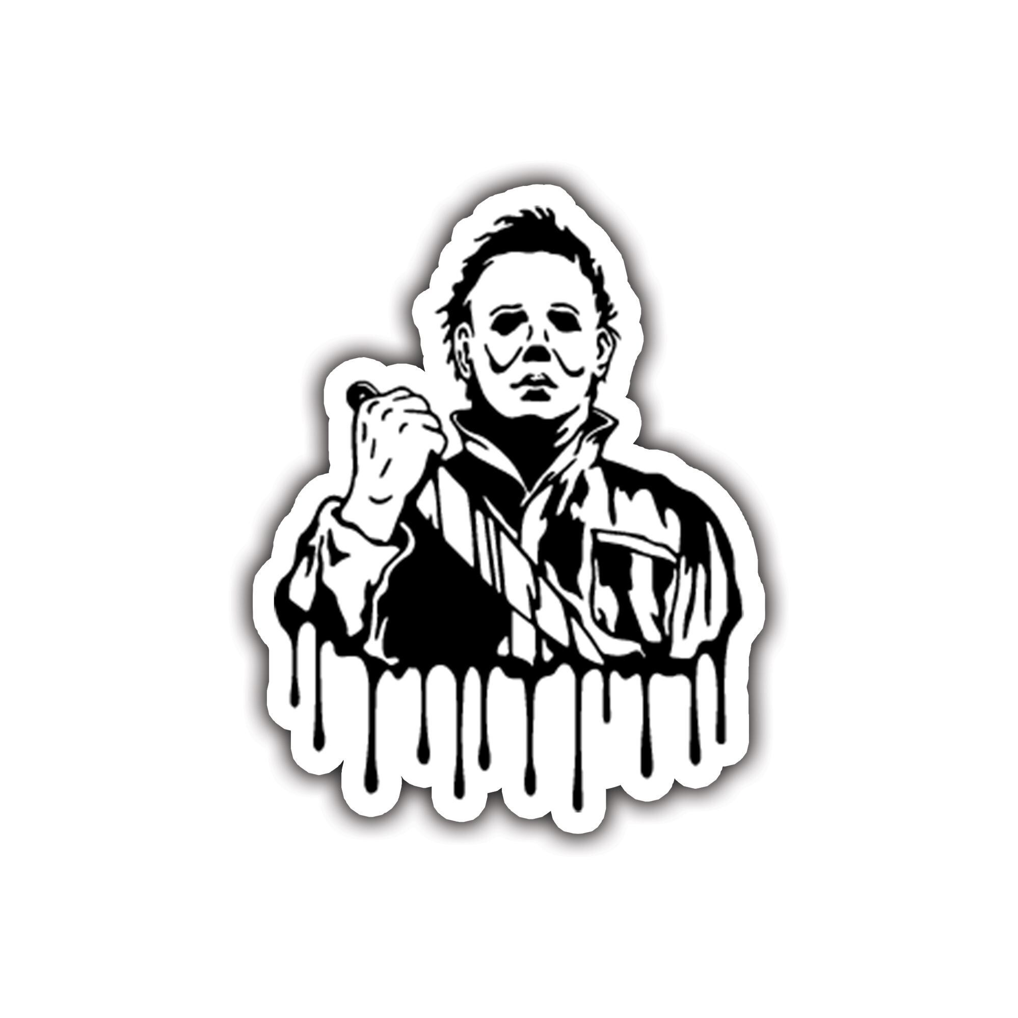 Michael Myers Halloween Sticker | Laptop Sticker | Horror Movie Sticker ...