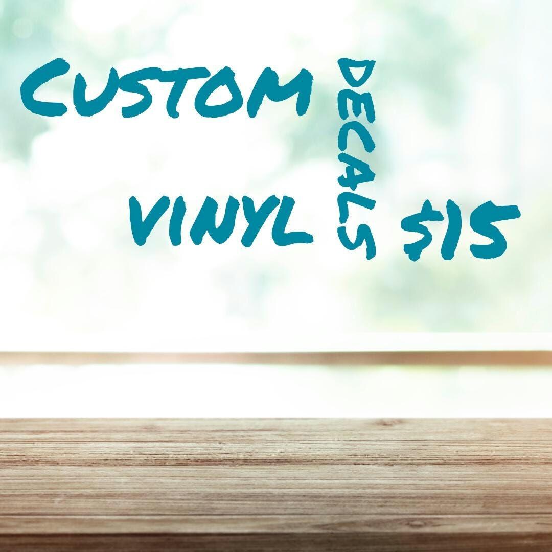 Custom Vinyl Window Decals! - Etsy